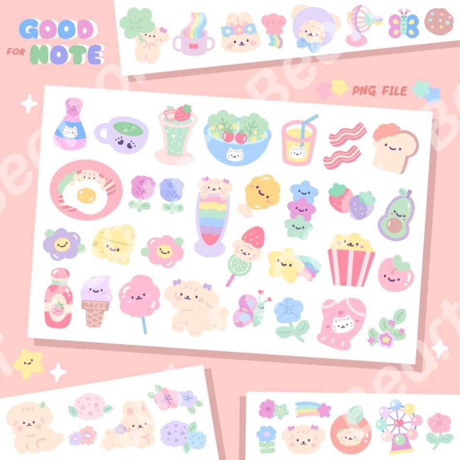 Sticker Digital C01 Moonoii Rainbow [MOIA] – BEARTOR