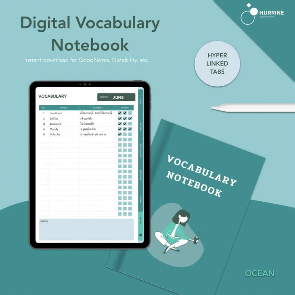 Hurrine | Digital Vocabulary Notebook (Ocean) [HURR] – BEARTOR