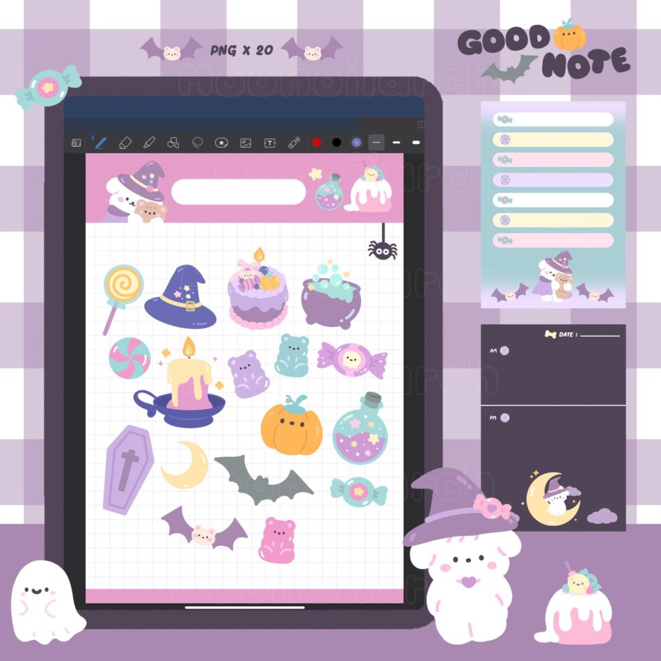🌙Goodnotes C05 Happy Halloween🎃🍬 [MOIA] – BEARTOR