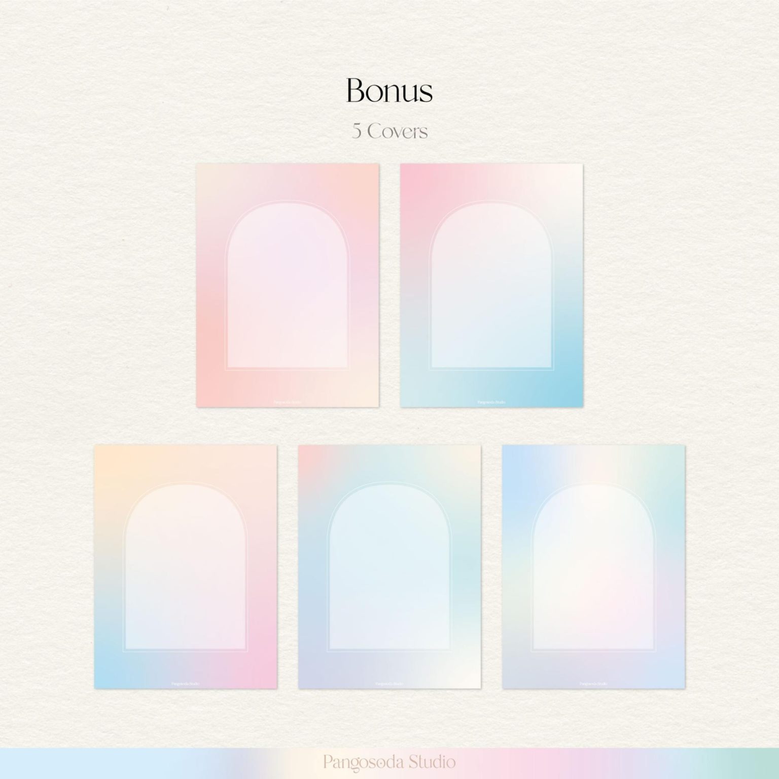 Digital Notebook - (Rainbow theme) - BEARTOR