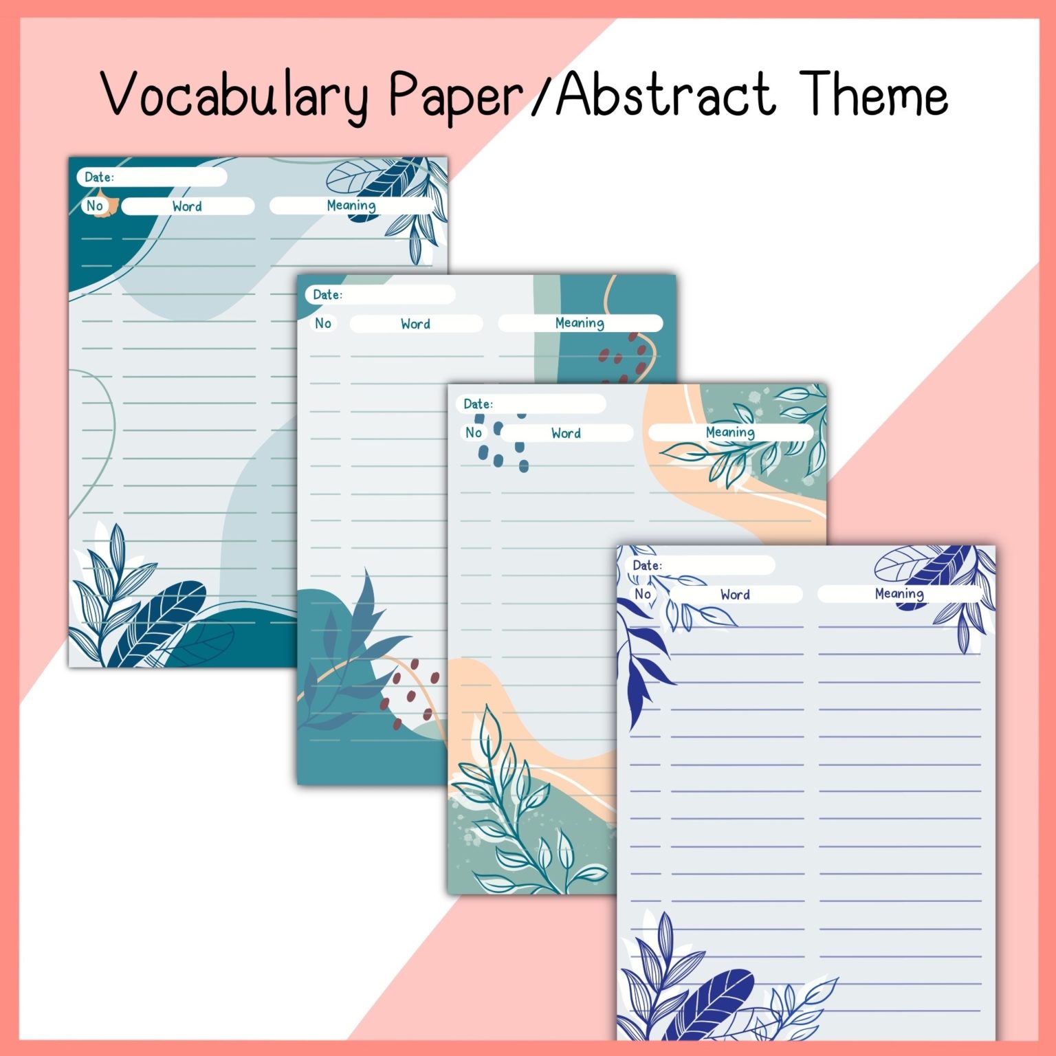 Vocabulary Paper/Abstract Theme - BEARTOR