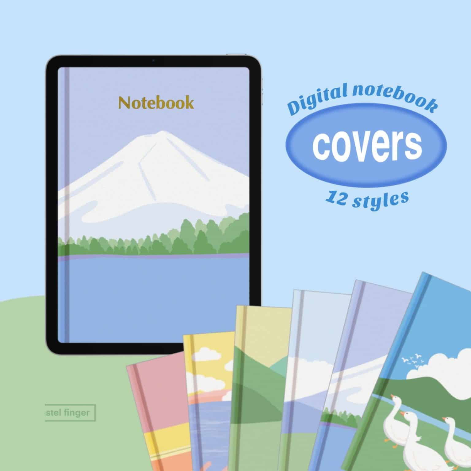 Digital notebook covers 12 style – BEARTOR