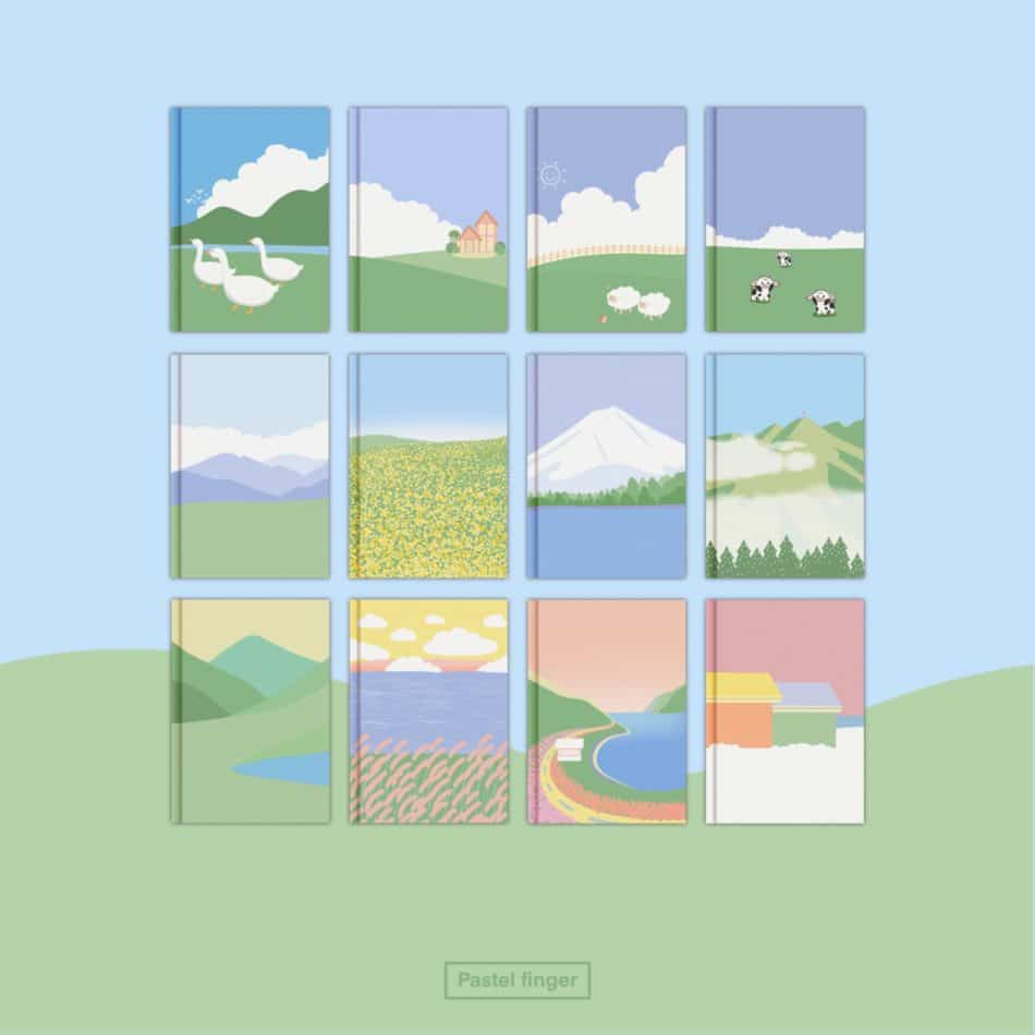 Digital notebook covers 12 style – BEARTOR