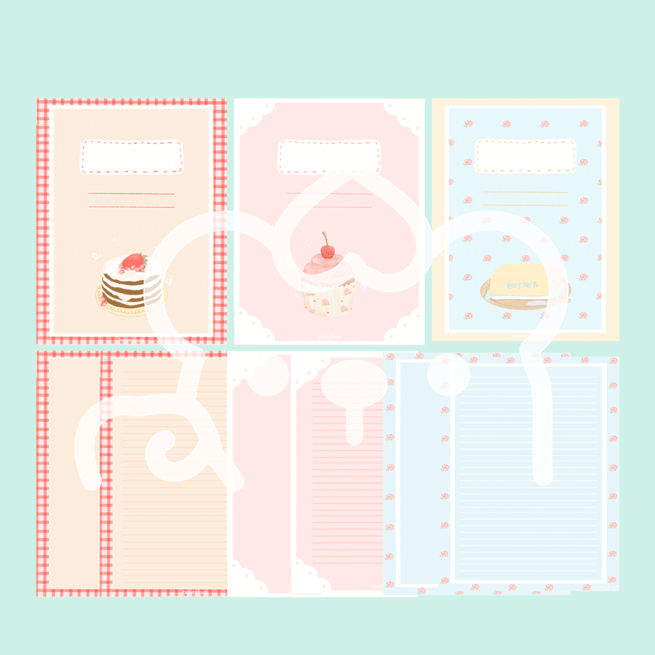 Sweet Kitchen Digital Notebook Set – BEARTOR
