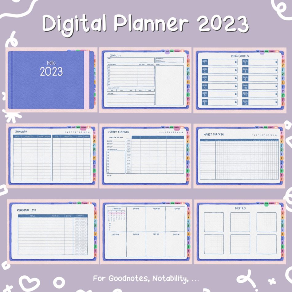 ดิจิตอลแพลนเนอร์2023 | Digital Planner 2023 – BEARTOR
