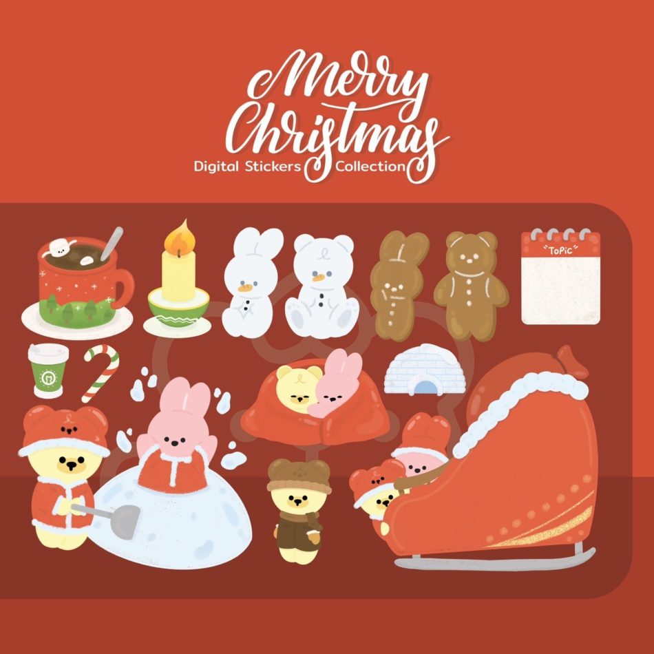 Digital Stickers Christmas – BEARTOR