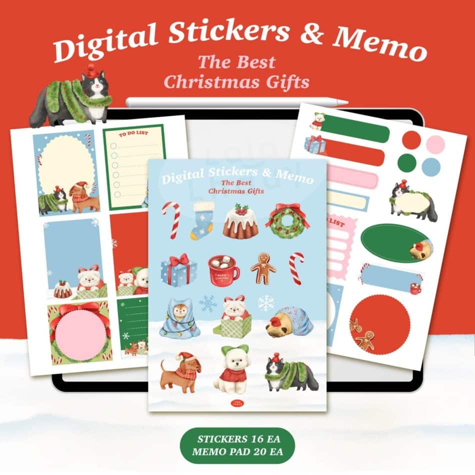 Lalalhauy | Goodnote Digital Stickers & Memo (The Best Christmas Gifts ...
