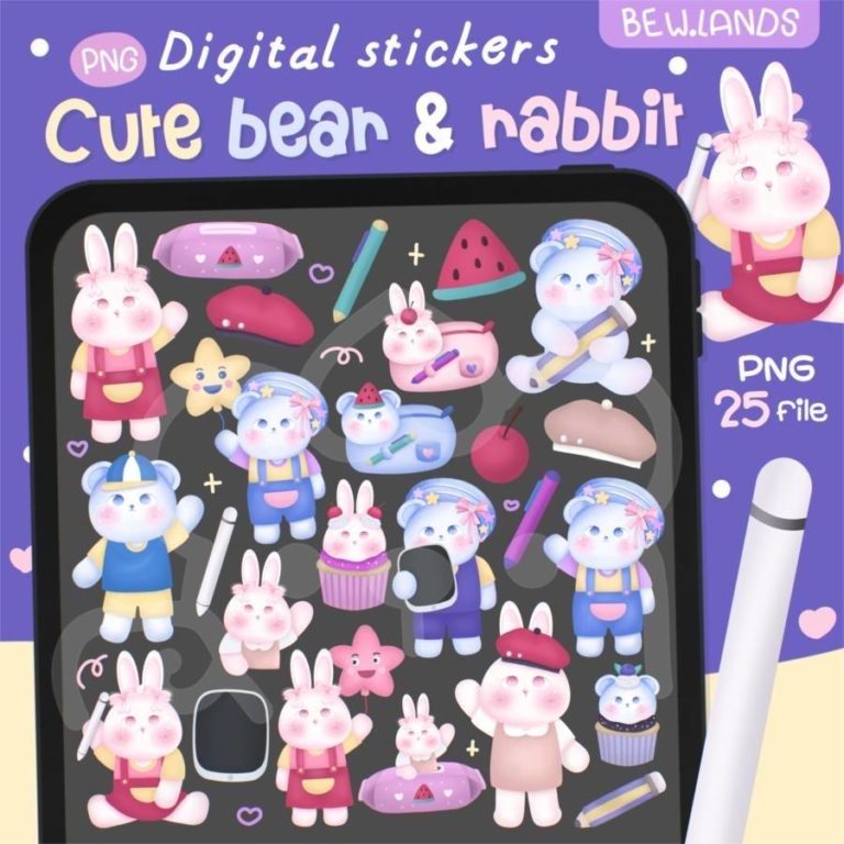 Cute bear & rabbit – BEARTOR