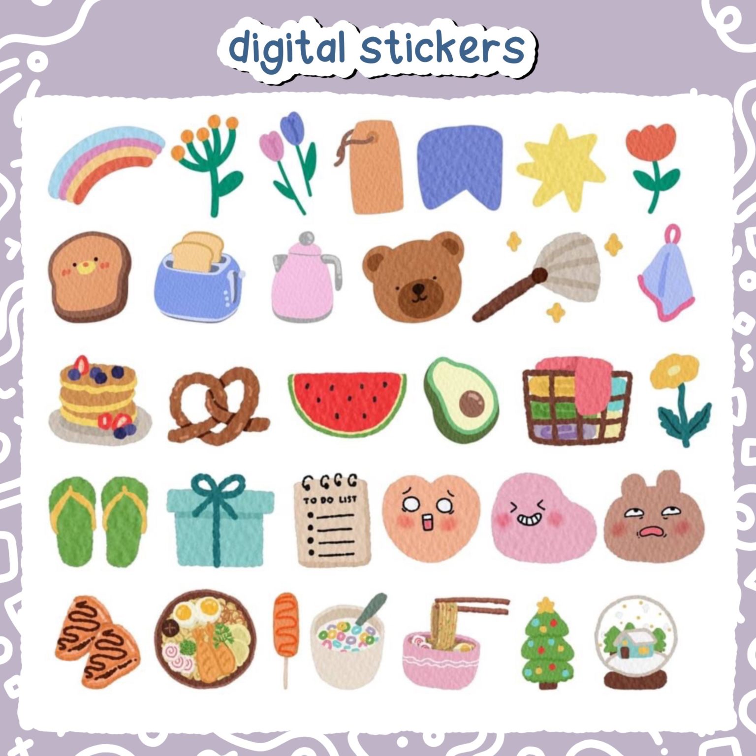 ดิจิตอลสติ๊กเกอร์สุดน่ารัก | Cute Digital Stickers – BEARTOR